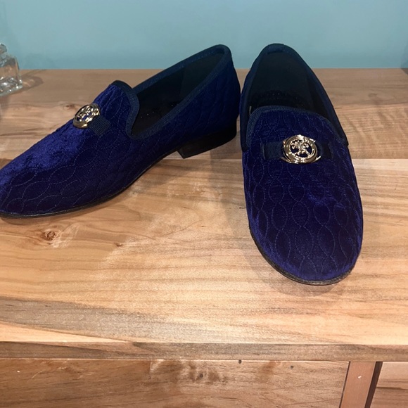 Stacy Adams | Shoes | 75 Navy Blue Stacy Adams Loafer | Poshmark